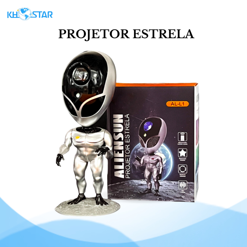 Projetor De Luzes Aliensun Estrelar Galáxia Com Controle Remoto Repete ...