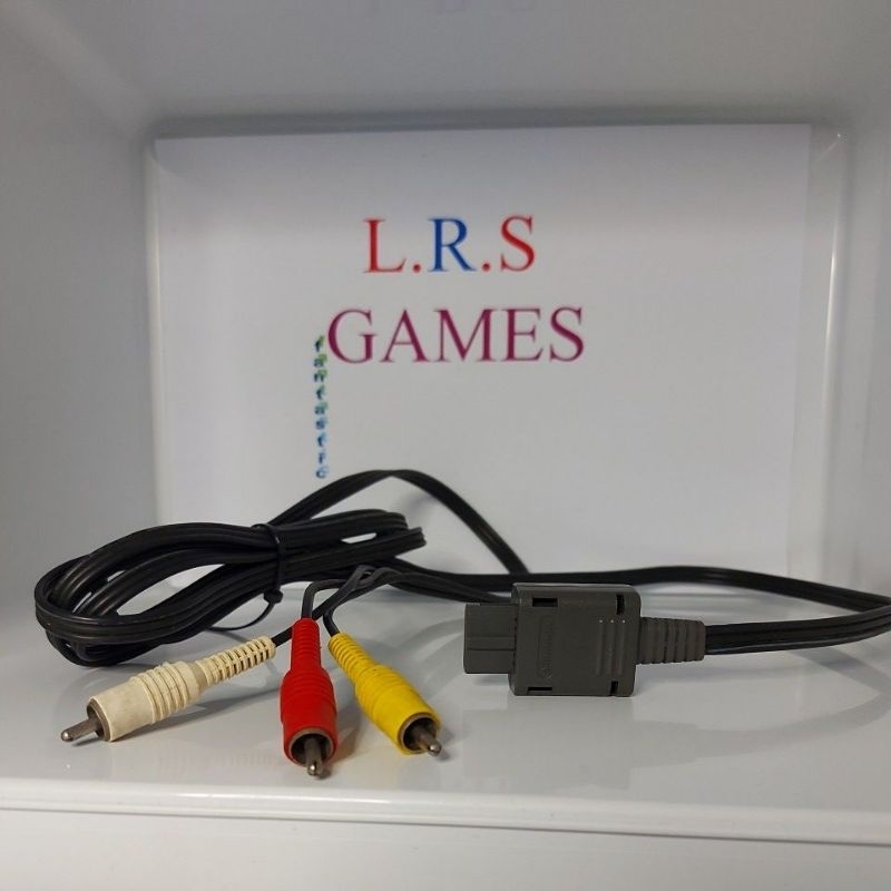 CABO DE RCA AV 100% ORIGINAL PARA NINTENDO 64, SUPER NINTENDO E GAME ...