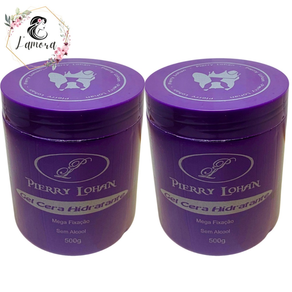 Kit 2 Gel Cera Hidratante Pierry Lohan 500g | Shopee Brasil