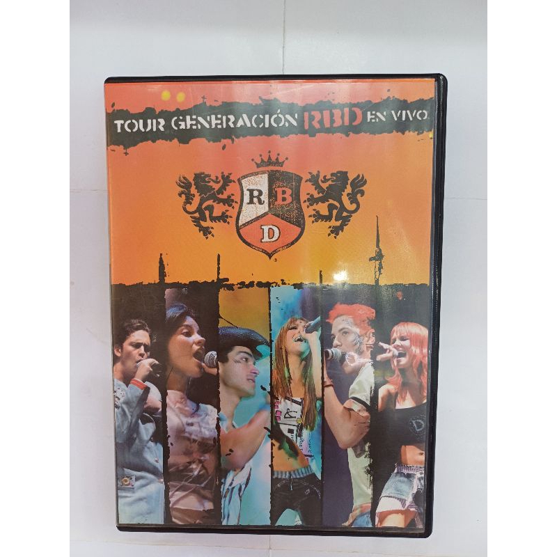 DVD RBD TOUR GENERACION AO VIVO. | Shopee Brasil