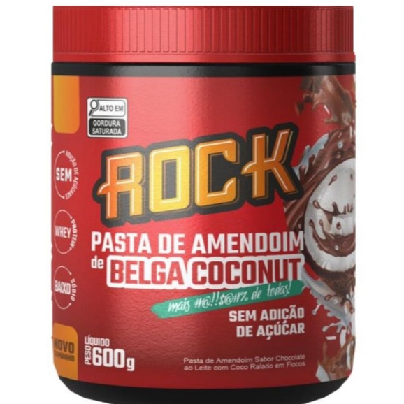 Pasta de Amendoim 600g - ROCK PEANUT - COCONUT PRESTIGIO - Melhor pasta ...