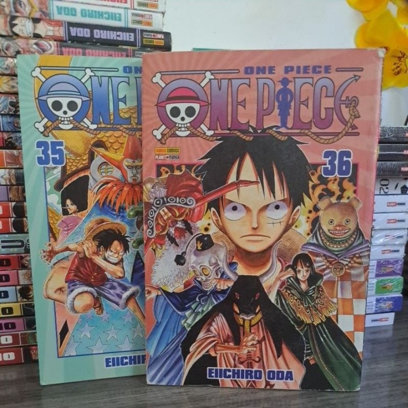 One Piece - vol. 35 e 36 | Shopee Brasil