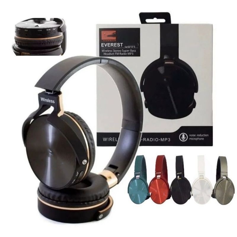 Fone De Ouvido Bluethooth Sem Fio Rádio Mp3 J-950 | Shopee Brasil