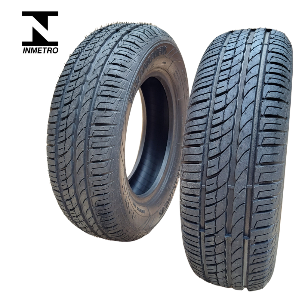Kit 2 Pneu Aro 13 - 175/70 R13 Remold Linha Premium Com Garantia Selo do Inmetro | Shopee Brasil