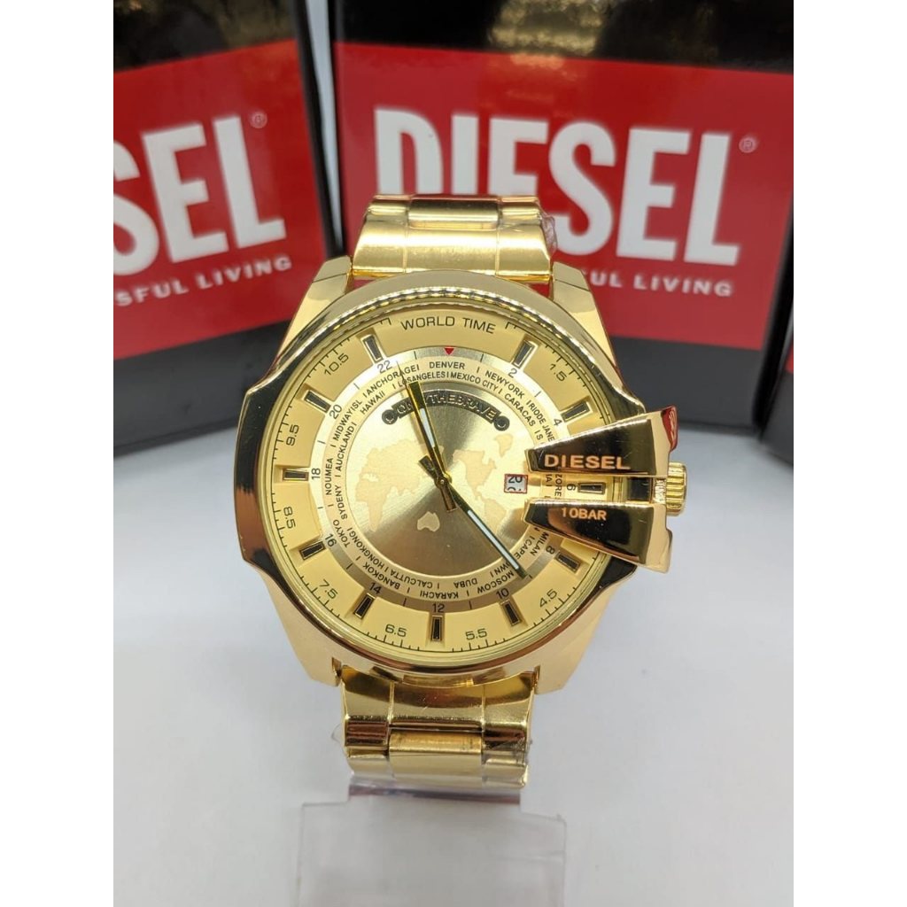 Relogio Disiel Gold Branco | Shopee Brasil
