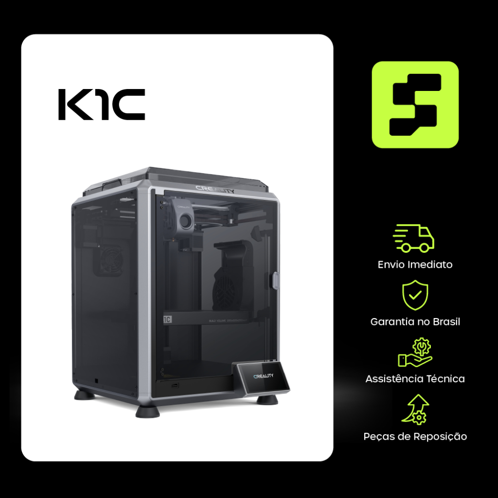 Impressora 3D Creality - Modelo K1C | Shopee Brasil