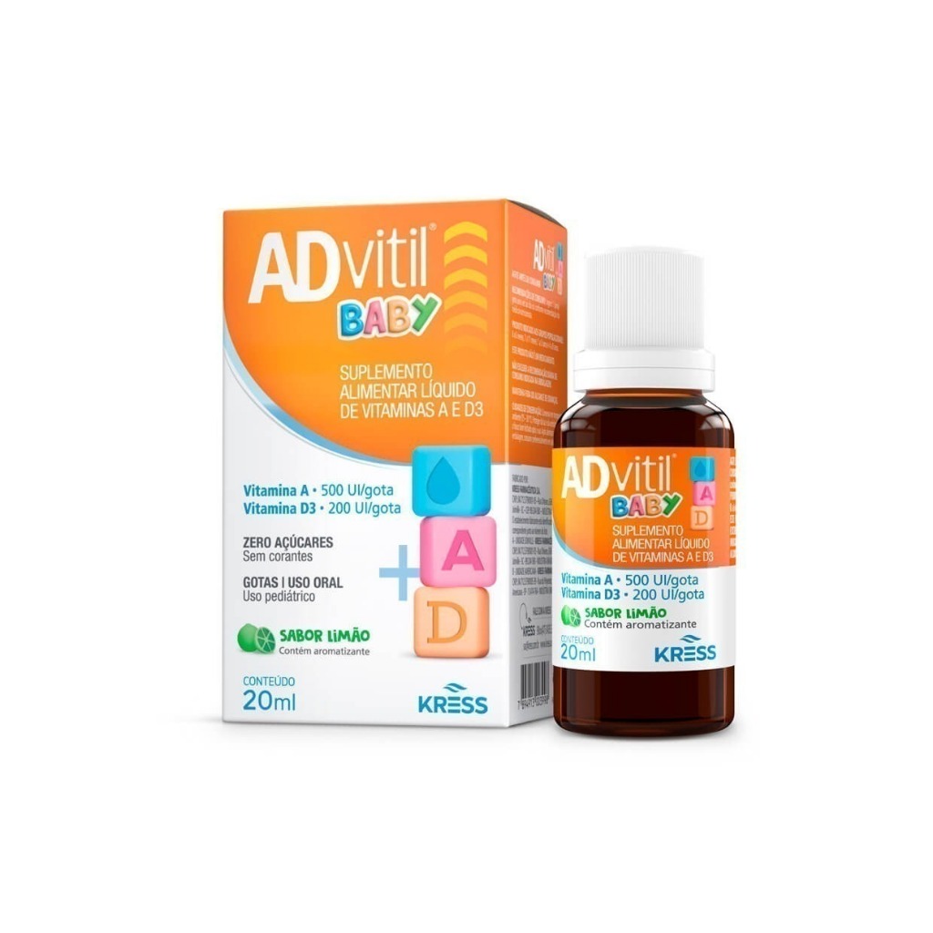 ADvitil Baby | Vitaminas D e A | Shopee Brasil