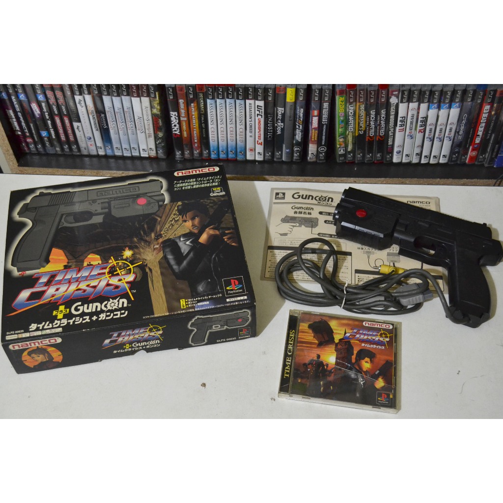 Controle Ps1 Guncon Time Crisis Point Blank Original Playstation 1 ...