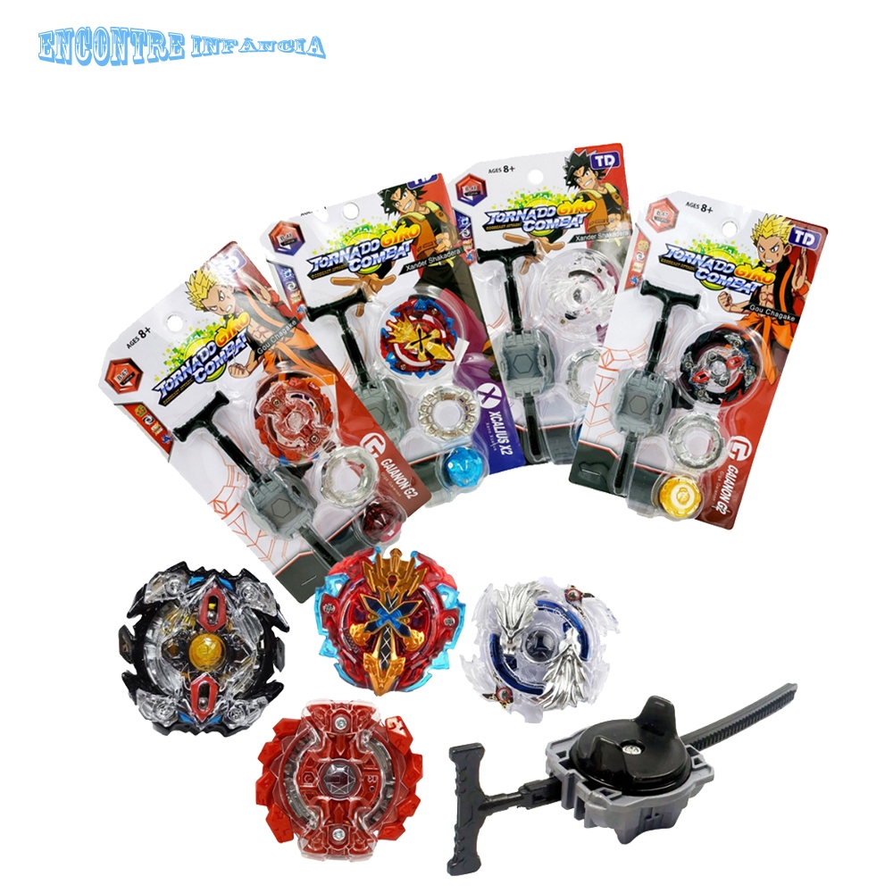 Beyblade Burst Evolution Extreme Gyro Turbo + Grip Lançador Speed Super ...