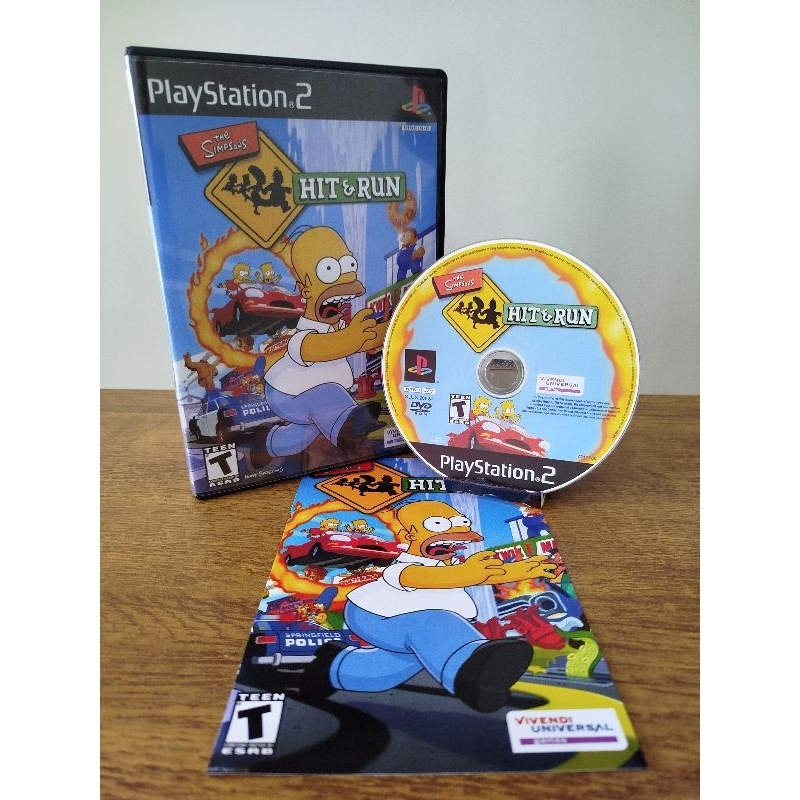 Jogo The Simpsons Hit & Run - Playstation 2 | Shopee Brasil