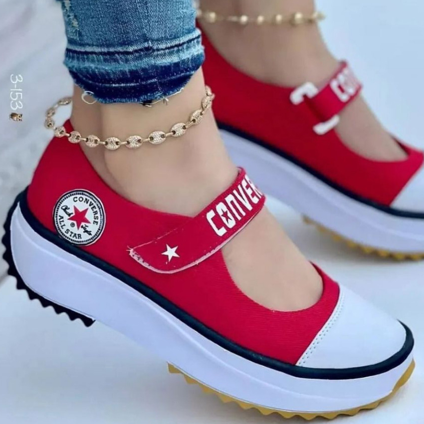 Sapatilha All Star Converse Modelo Tratorada Feminina Leve Confortavel ...