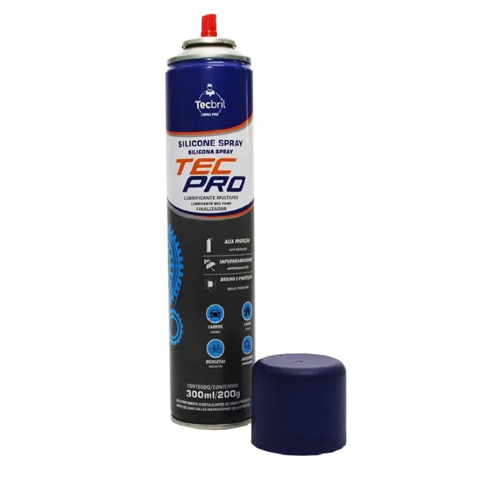 Silicone Spray Tec Pro 300ml - Tecbril | Shopee Brasil