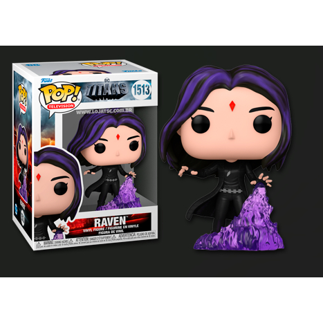 FUNKO POP DC TITANS RAVEN 1513 NOVO ORIGINAL | Shopee Brasil