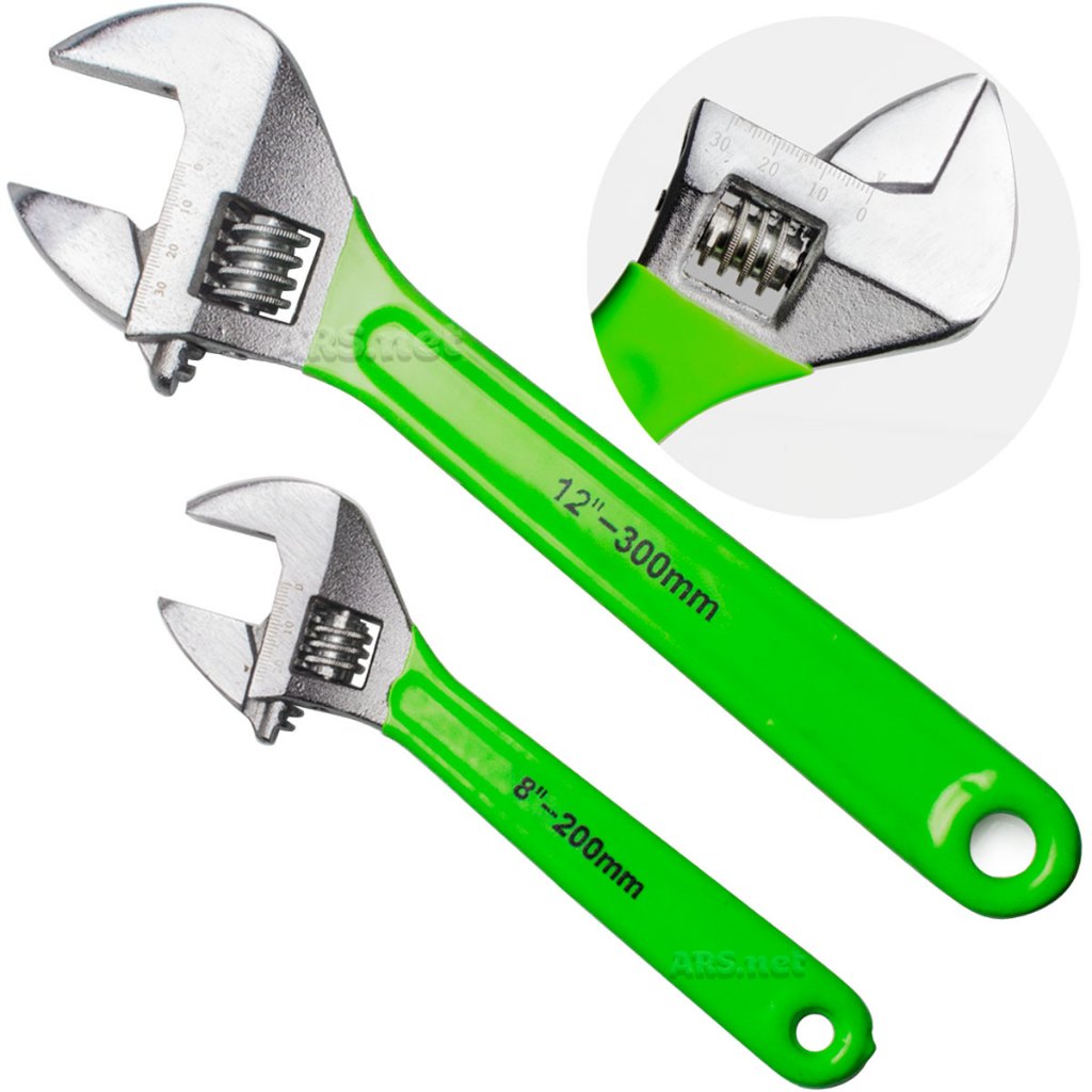 Kit 2 Chave Inglesa Cromada Com Ajustes 10'' e 12'' ou 8'' e 12 ...