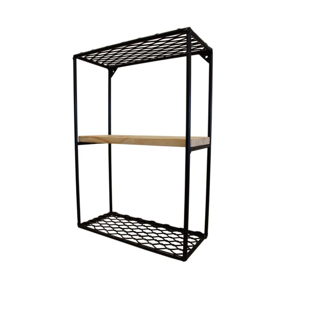 Baruque Decor Nicho Bloco Com Tela 45x35x15cm Preto Com Madeira Pinus ...