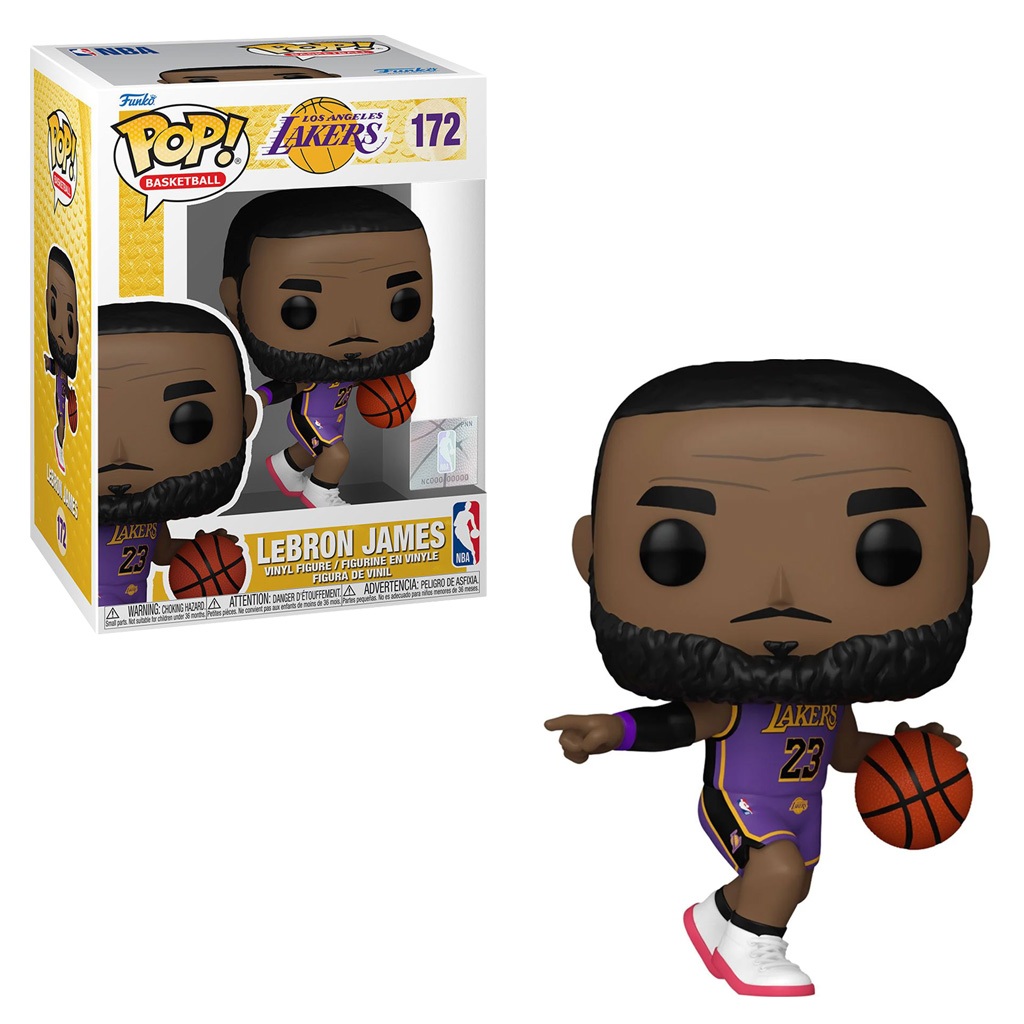 FUNKO POP BASKETBALL NBA LOS ANGELES LAKERS - LEBRON JAMES 172 NOVO ...