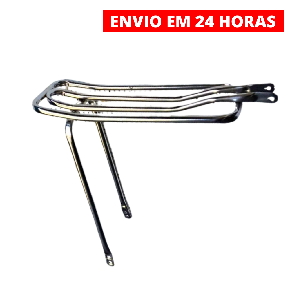 Garupa De Bike Ferro Tipo Bh Tubão Articulado Reto Para Aro 20 24 e 26 ...