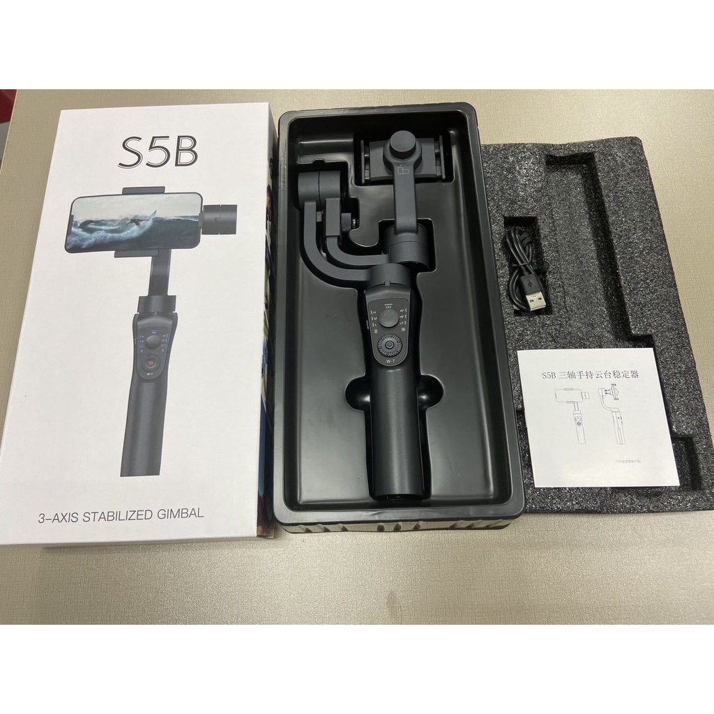 NOVAVIDA Estabilizador Gimbal Pro S5b 3 Eixos Com Tripe P/ Celular ...