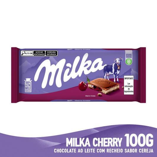 Chocolate Milka Cherry Cream 100g | Shopee Brasil