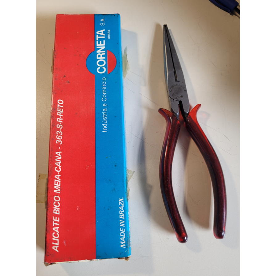 Alicate Bico Meia-Cana - 363-8-R-Reto - 8 Polegadas - Corneta | Shopee Brasil