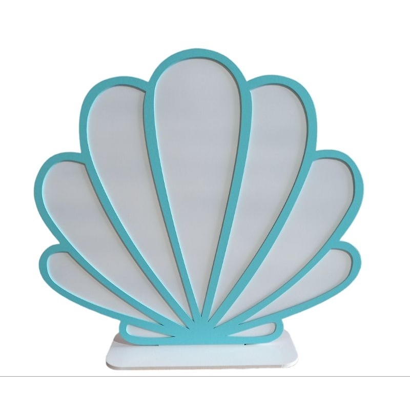 Display Concha 45 cm fundo do mar em mdf decorado festa decoração ...