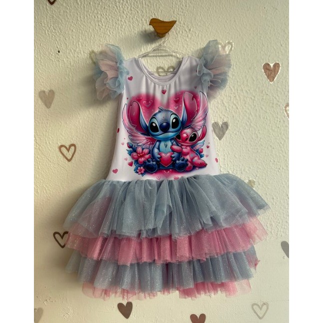 Vestido Tutu - Stitch e a Angel - Casamento | Shopee Brasil