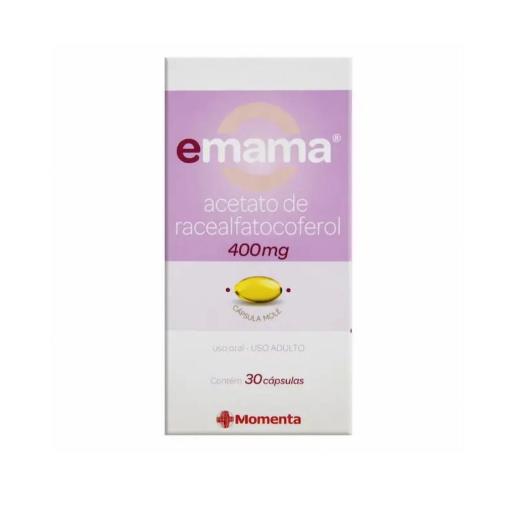 EMAMA VITAMINA E 30 CáPSULAS MOLE + 30 CPS TOTAL 60 CPS MOMENTA ...