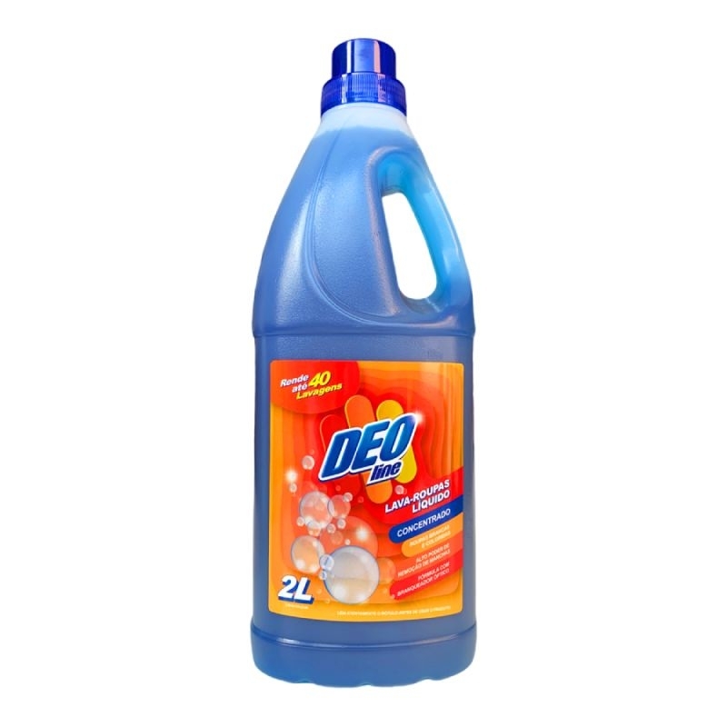 Lava Roupas Líquido Concentrado Deoline 2L | Shopee Brasil
