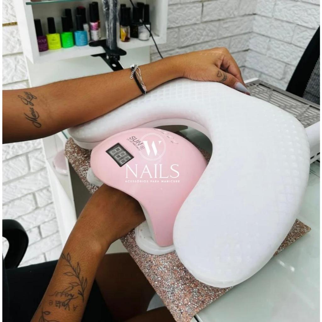 Apoio de Mão / Punho Antebraço Delta Para Manicure Nails Designer ...