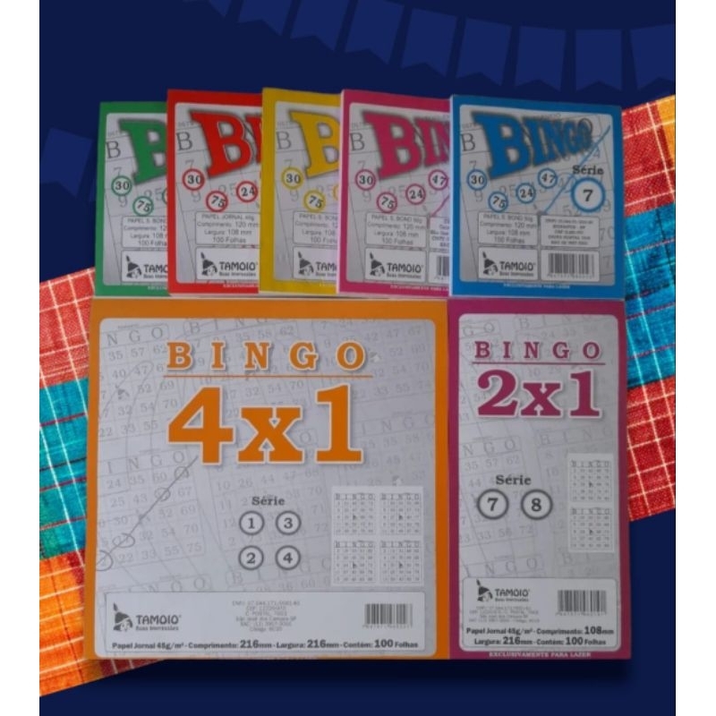 kit 800 Cartelas de Bingo | Shopee Brasil