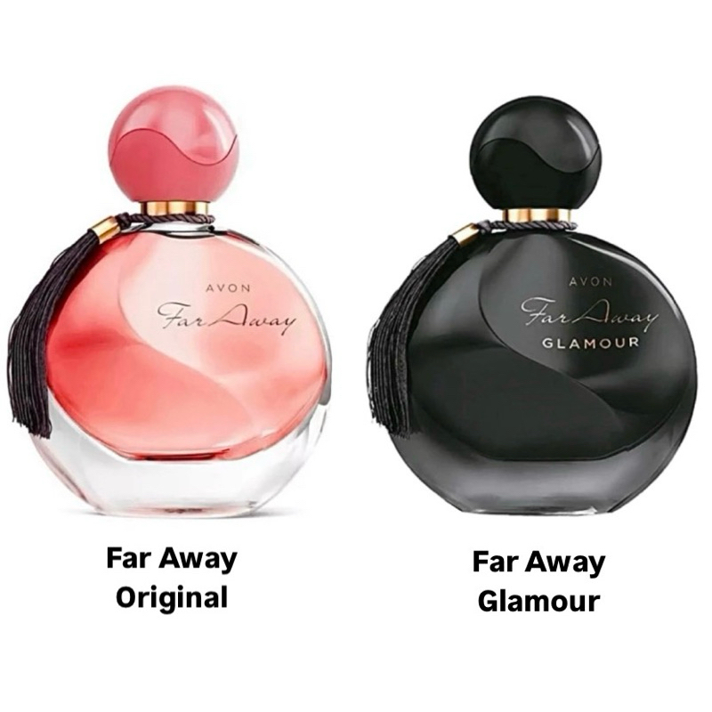 Kit com 2 Colônias Far Away Avon (Original e Glamour) 50ml | Shopee Brasil