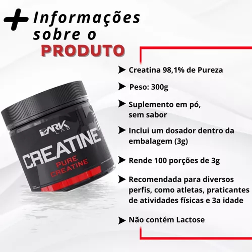 Creatina DarkLab 300g (ORIGINAL) | Shopee Brasil