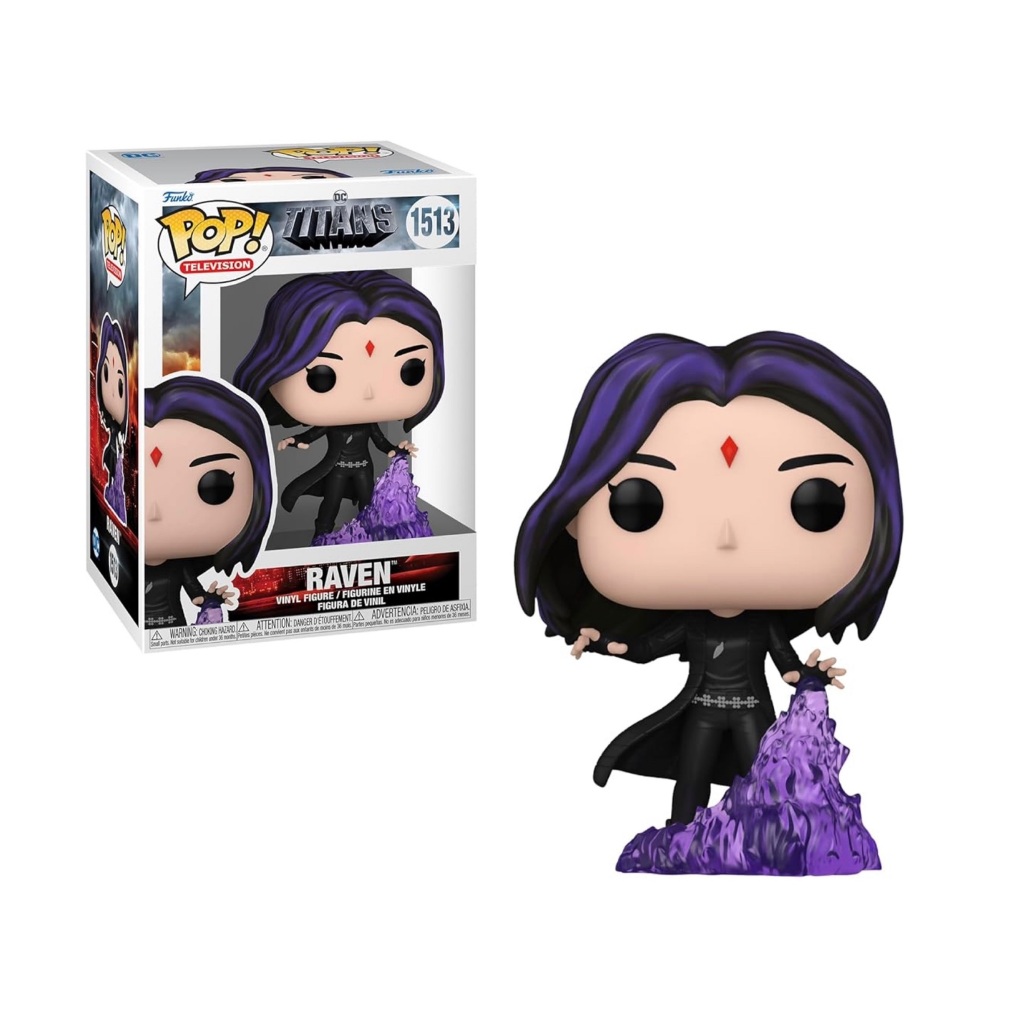 Funko Pop DC Comics Titans Raven 1513 | Shopee Brasil