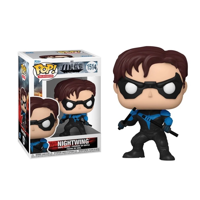 Funko Pop DC Comics Titans Nightwing 1514 | Shopee Brasil