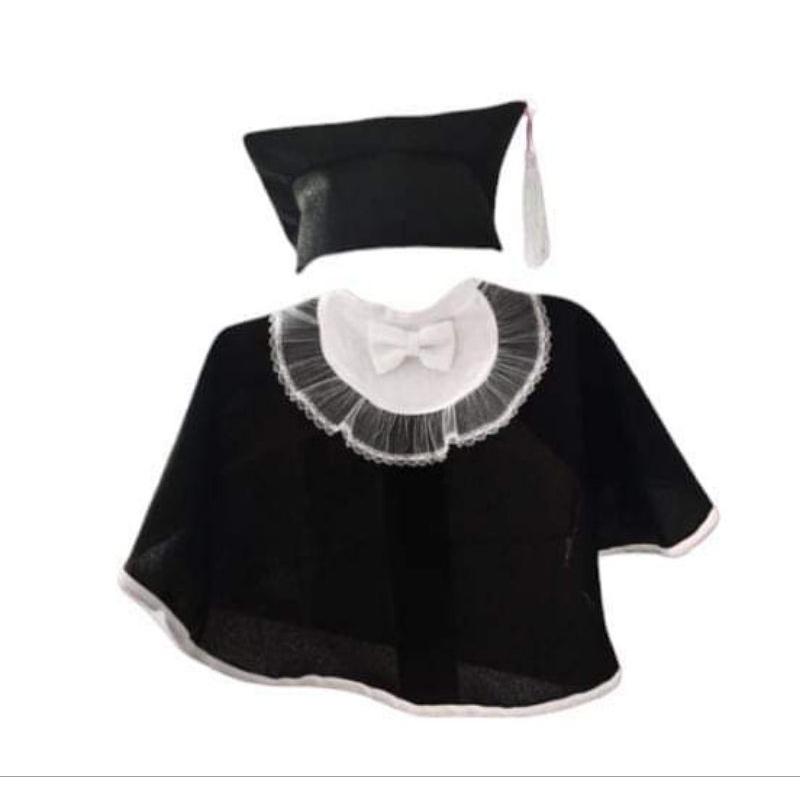 KIT BEBÊ FORMATURA MESVERSÁRIO INFANTIL FANTASIA BABY MEIA BECA CAPELO ...