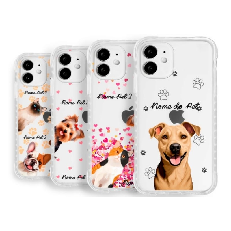 Capa Capinha de celular inspirada Pets Cachorros Gatos Android, iPhone ...