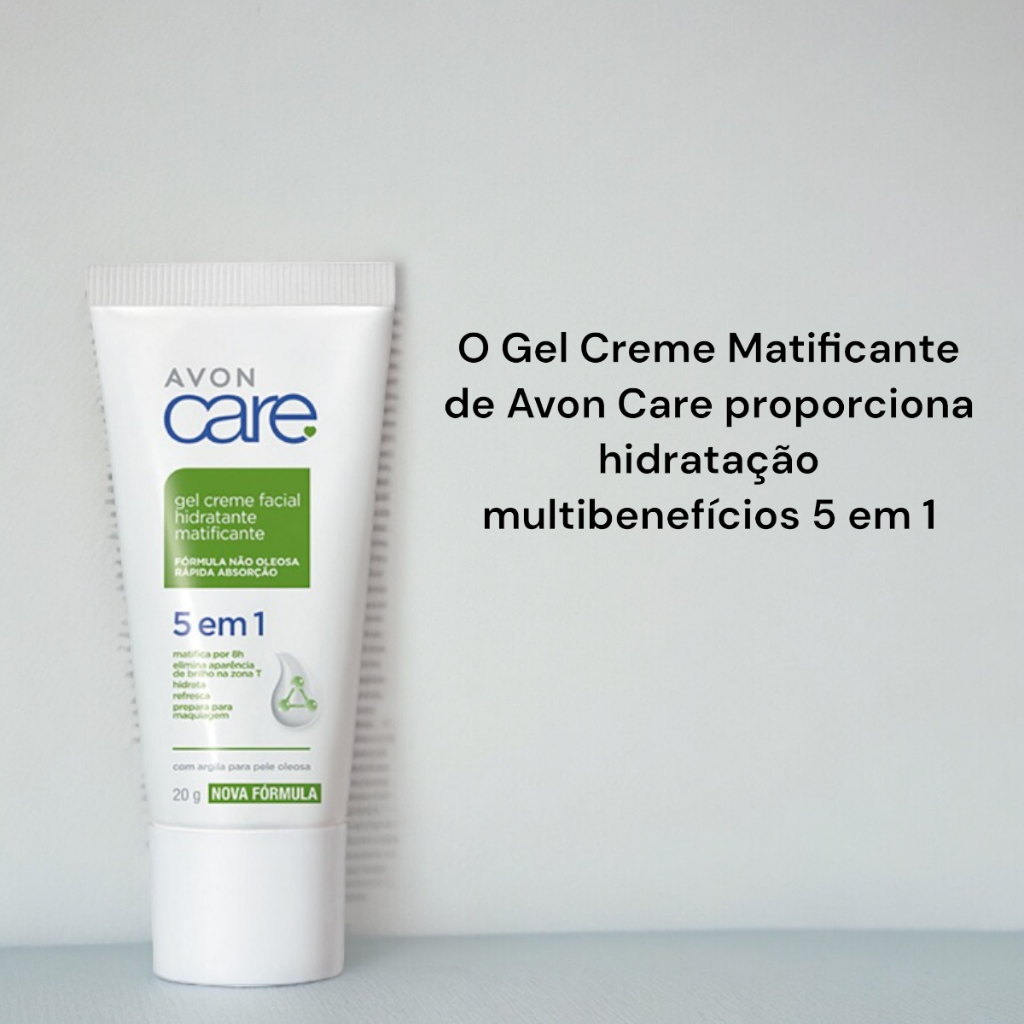 Gel Creme Facial Hidratante Matificante avon Care 20g mini | Shopee Brasil