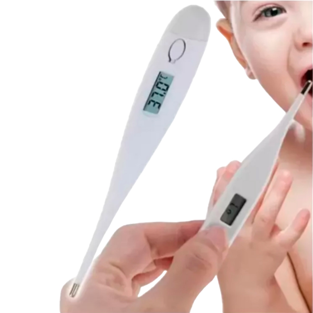 Termômetro Clinico Digital Axilar Febre Medidor de Temperatura em 60s ...