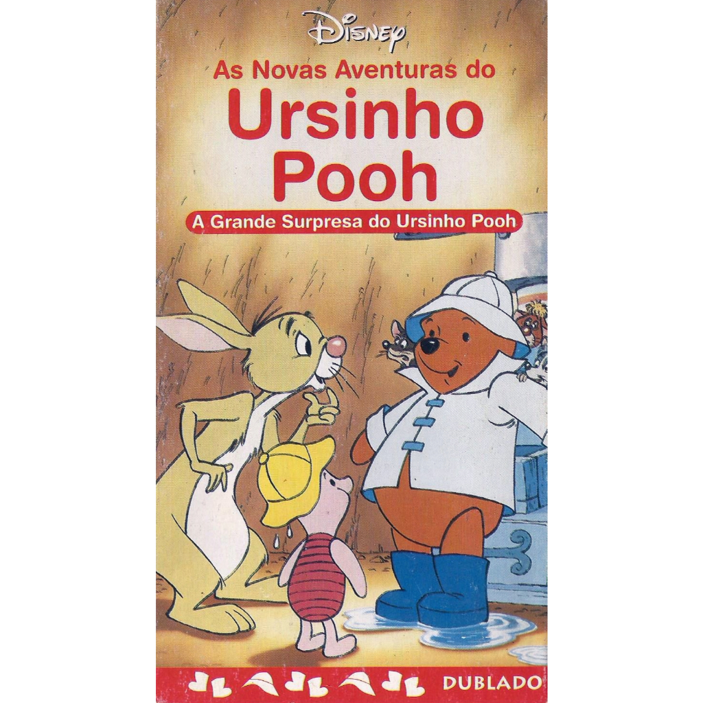 VHS Original: As Novas Aventuras do Ursinho Pooh - A Grande Surpresa do ...