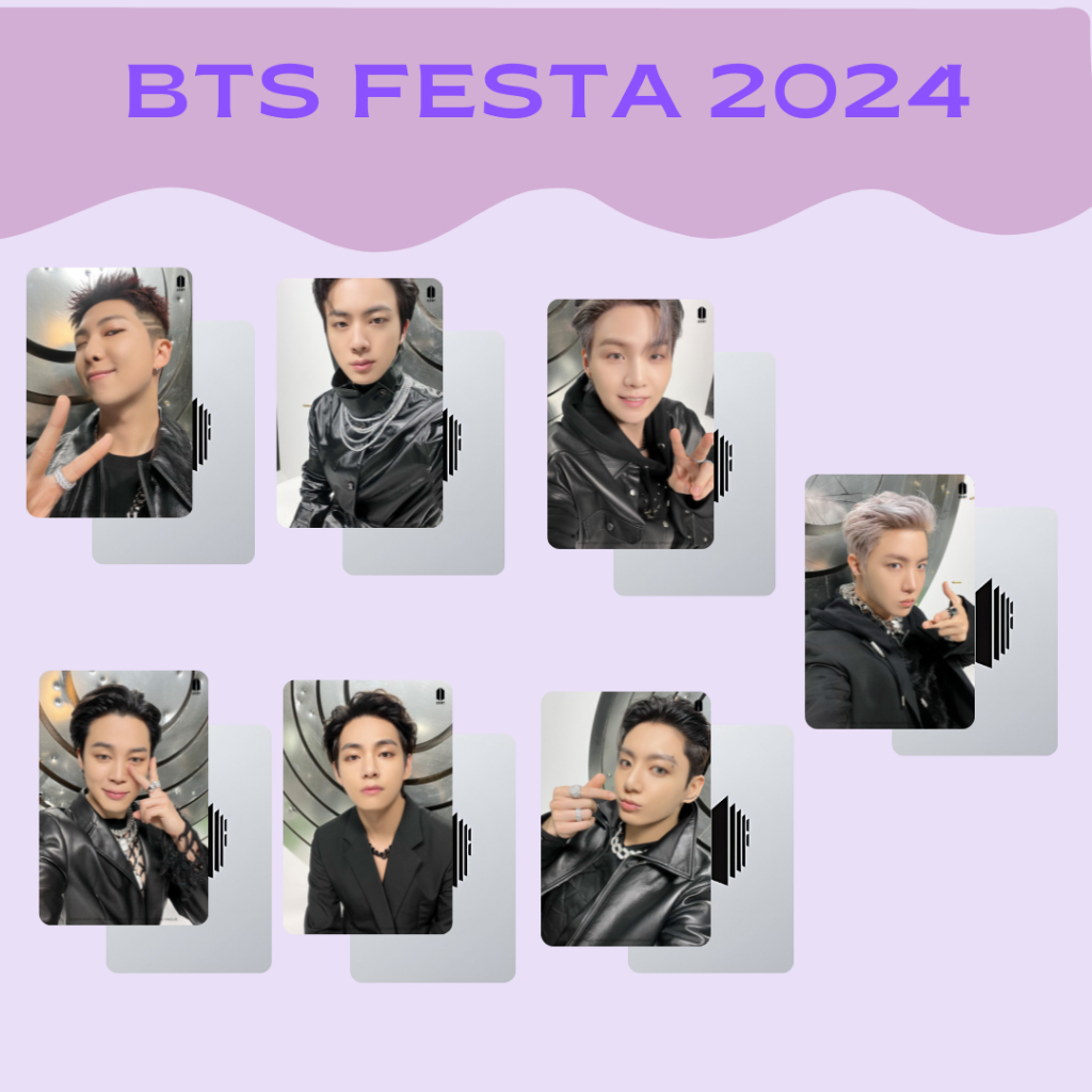 SET BTS - 2024 FESTA Special Selfies - FANMADE | Shopee Brasil