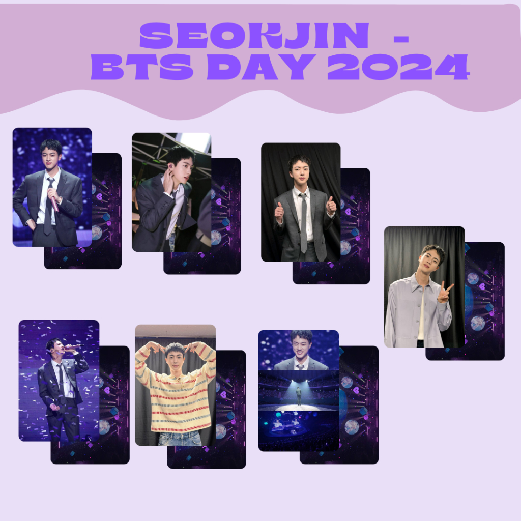 SET JIN - BTS DAY 2024 - FANMADE | Shopee Brasil