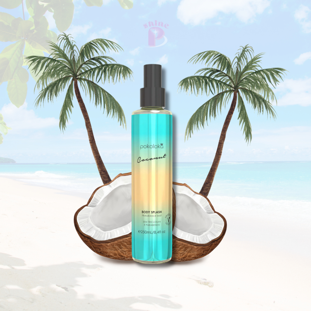 Body Splash Coconut Desodorante Perfumado - Pokoloka 250ml | Shopee Brasil