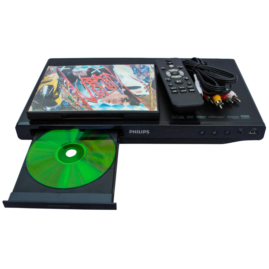 Aparelho De Philips DVD Player DVP3820K Preto | Shopee Brasil