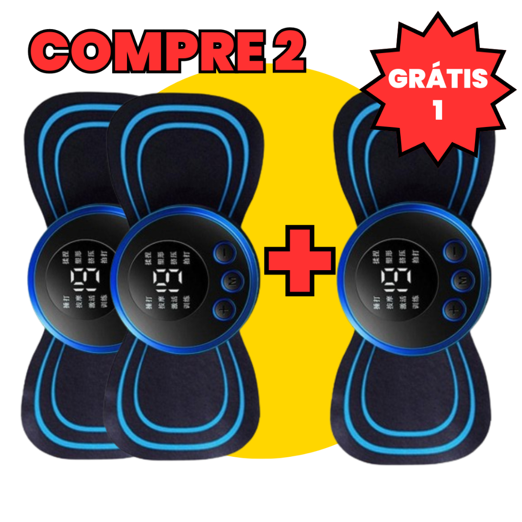 Kit 3 Mini Massageador Portátil Elétrico | Shopee Brasil