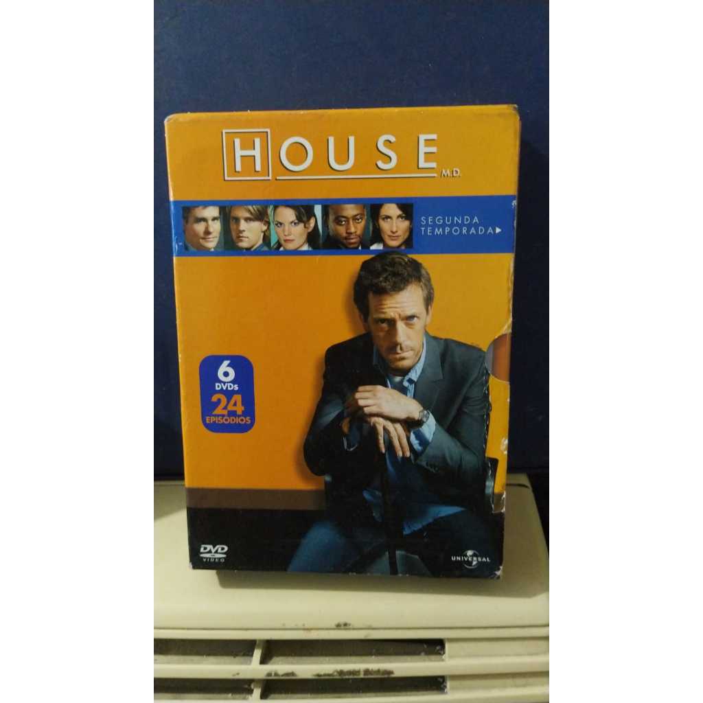 DVD BOX house a segunda temporada 6 dvds-24 episódios.243 | Shopee Brasil
