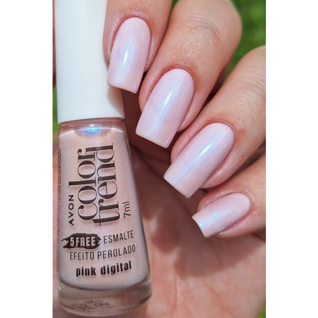 Esmalte Avon Color Trend Efeito Perolado Pink Digital 7ml | Shopee Brasil