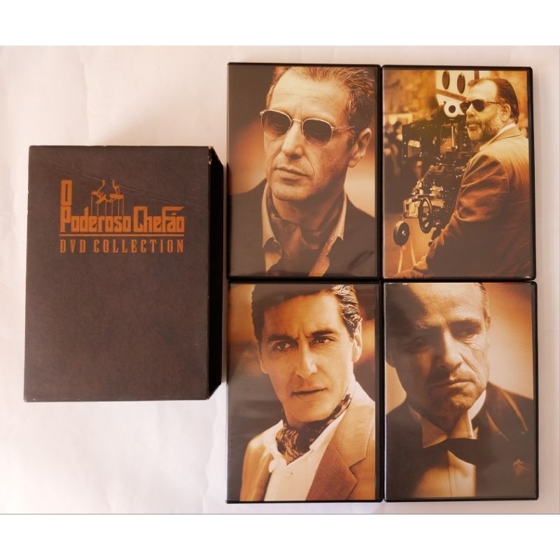 Box DVD O Poderoso Chefão 1, 2 e 3 Edição de Colecionador | Shopee Brasil