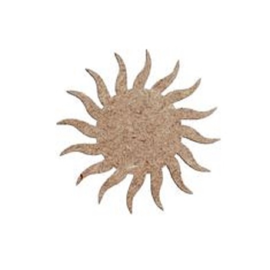 Recorte Sol 60cm MDF 3mm | Shopee Brasil