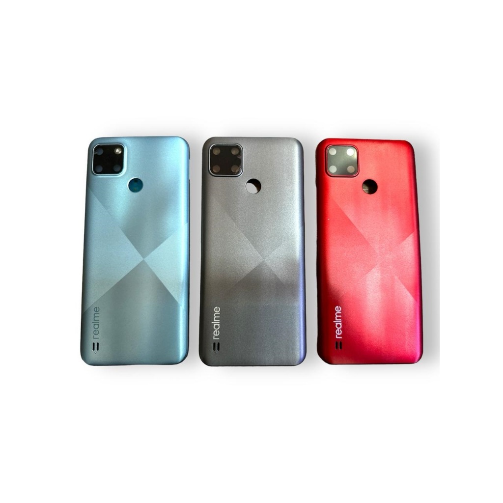 Tampa Traseira Com Lente e Botões Compativel Com Realme C21 RMX3201 ...
