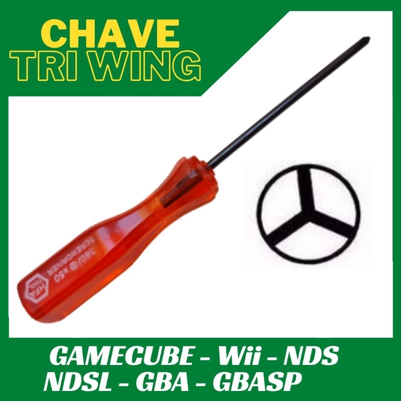 Chave Y Tri Wing Nintendo Gameboy Ds 3ds Gamecube switch wii | Shopee ...